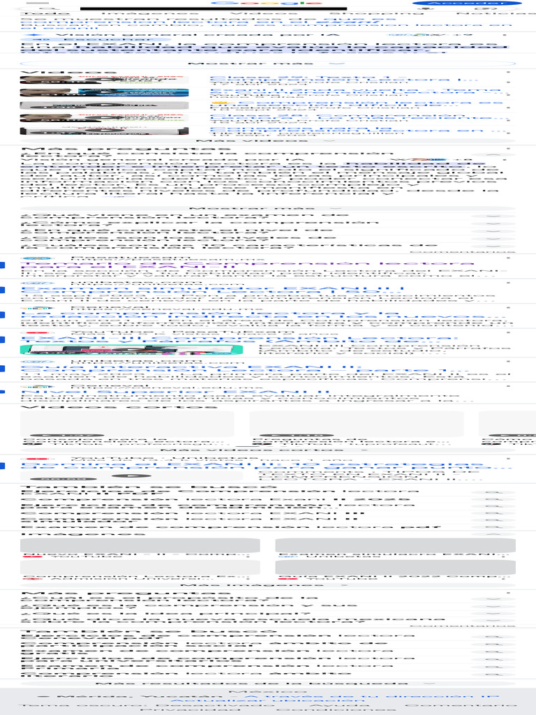 Que Es Comprension Lectora en El Exanii - Buscar Con Google | PDF ...