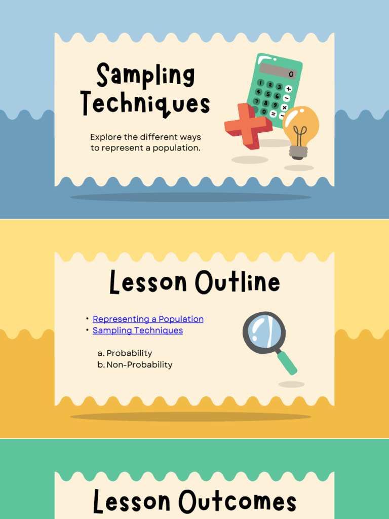 Research 2 Q3 Lesson 2 Sampling Techniques | PDF | Sampling (Statistics ...