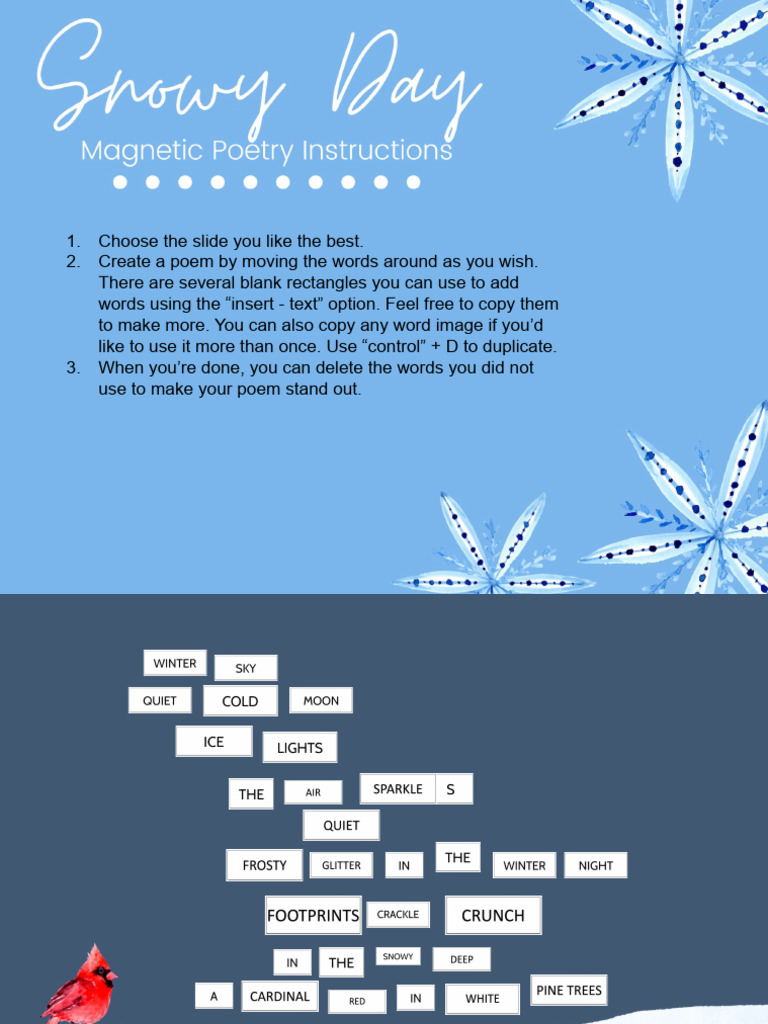 Jamare O'Quinn - ELearning Poetry Tiles | PDF