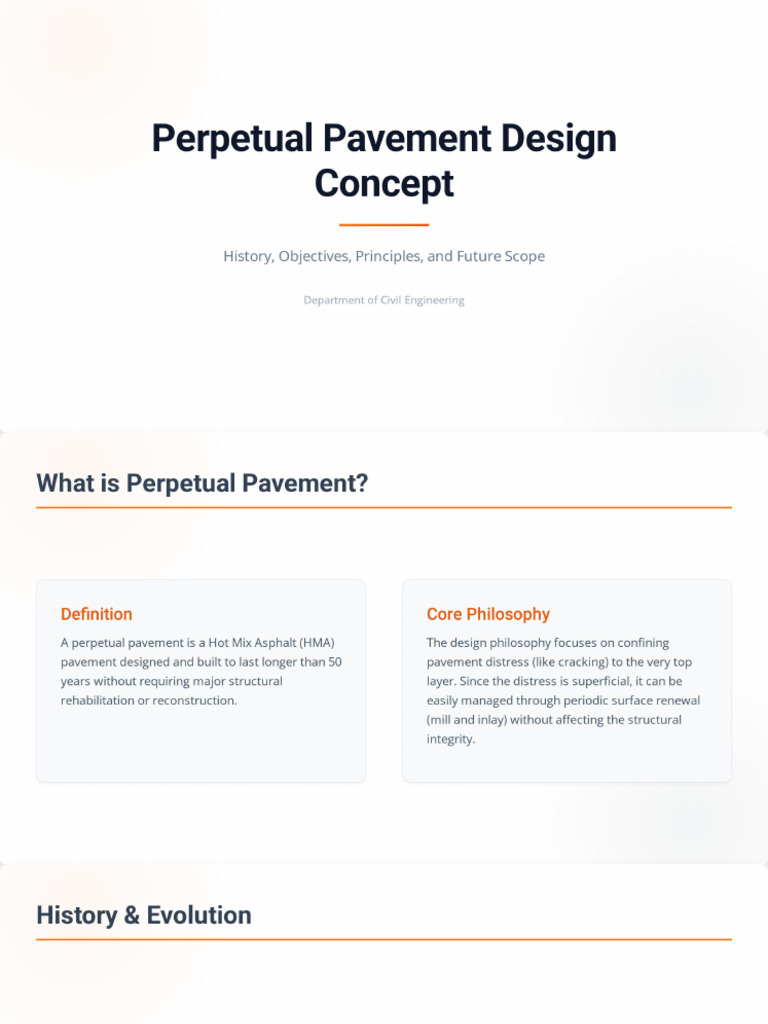 Perpetual Pavement Design Concept | PDF