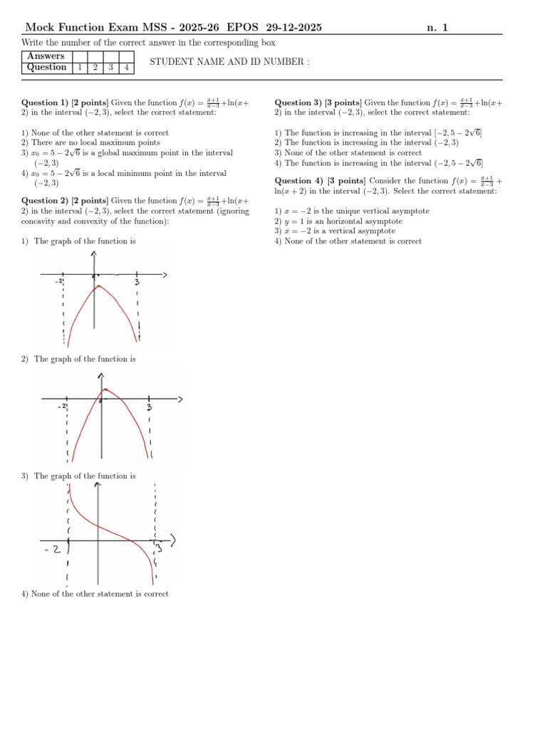 Mock Function MSS | PDF