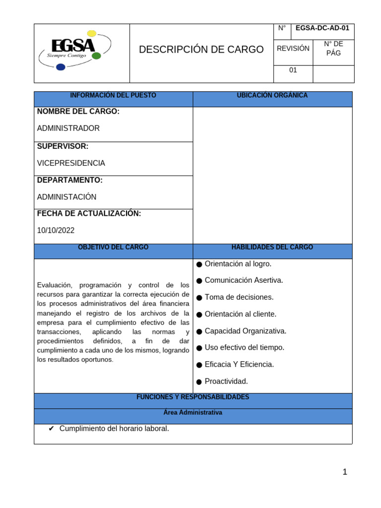 Egsa Dc Ad 01 Administración | PDF | Gestión de recursos humanos | Business