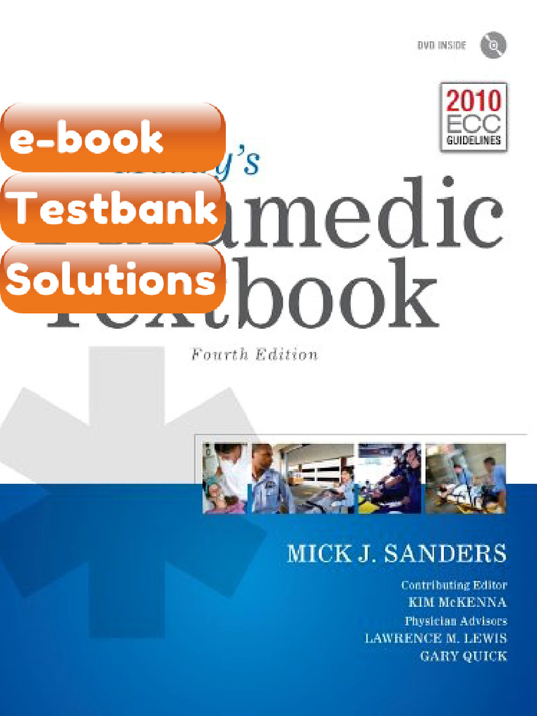 Mosbys Paramedic Textbook 4th Edition Testbank & E-Book | PDF ...