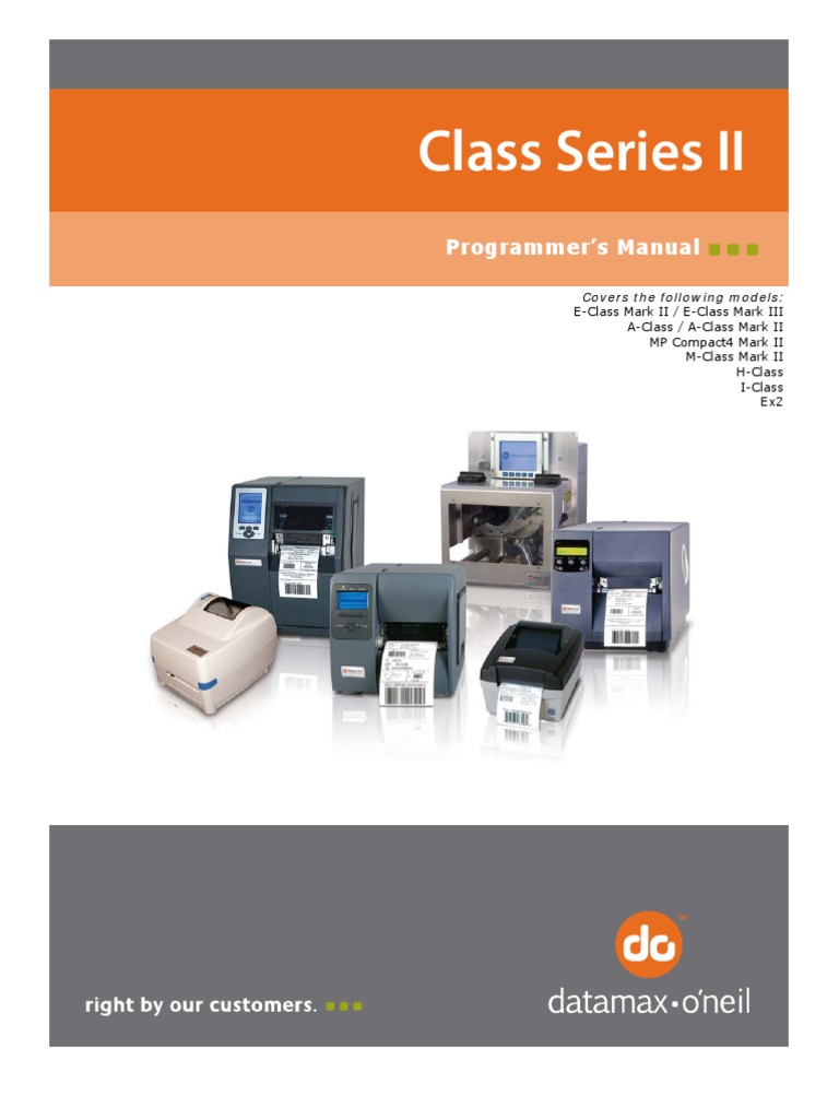 Manual Datamax Programador | PDF