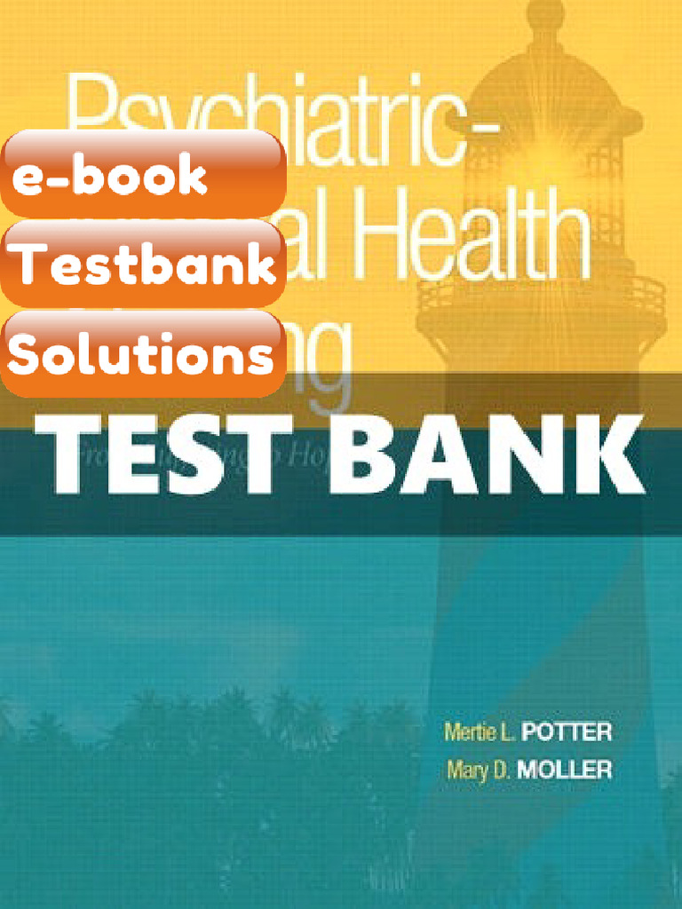 Testbank for Psychiatric Mental Health Nursing From Suffering to Hope 1 ...