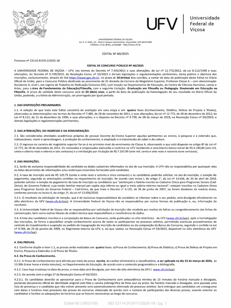 UFV | PDF