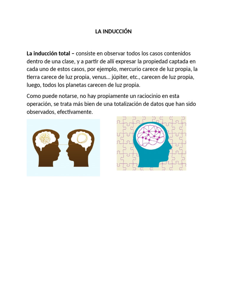 La Inducción | PDF