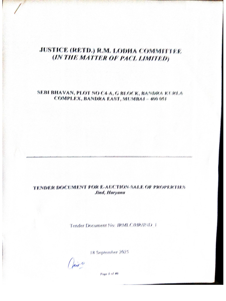 Tender | PDF