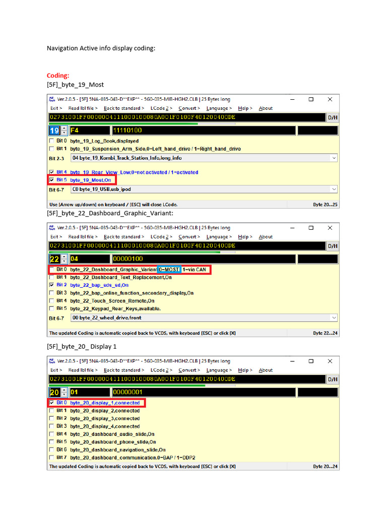 Active Info Display Codering | PDF