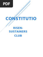 Football Club Constitution Template | PDF | Social Equality | Committee
