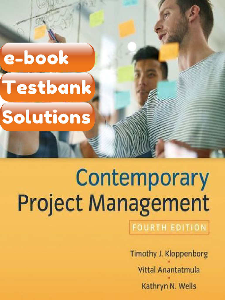 Testbank Contemporary Project Management 4th Edition Download | PDF ...