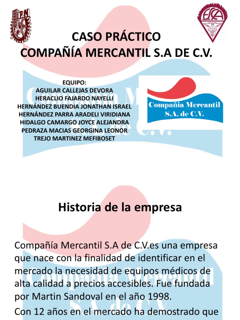 Caso Práctico Compañia Mercantil | PDF | Cliente | Marketing