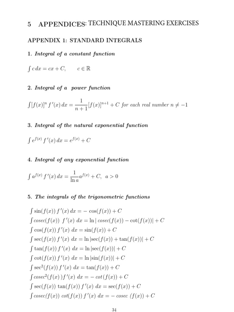 Technique Mastering Exercises | PDF | Trigonometric Functions ...