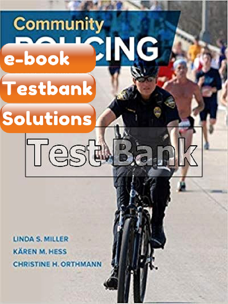 Testbank for Community Policing Partnerships for Problem Solving 8th ...
