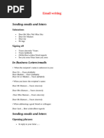 Email Writing Practice Exercises | PDF | Communication