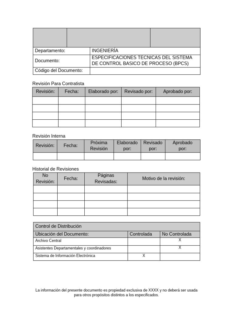 Especificacion BPCS | PDF | Red de computadoras | Software
