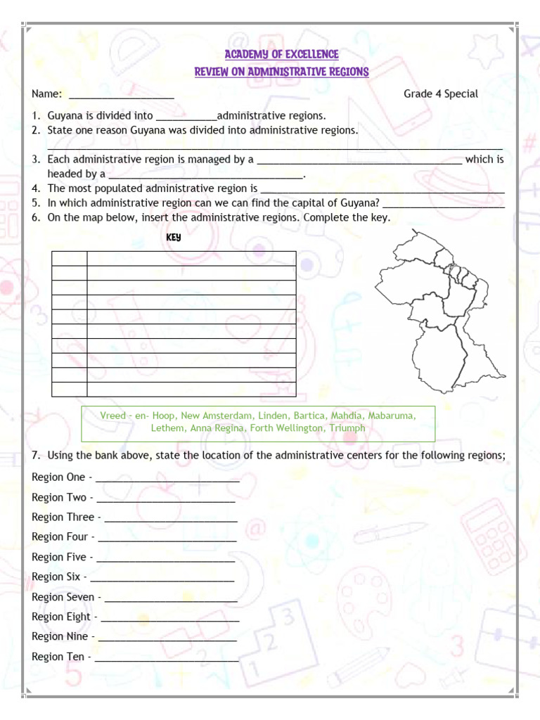 Administrative Regions - Review | PDF
