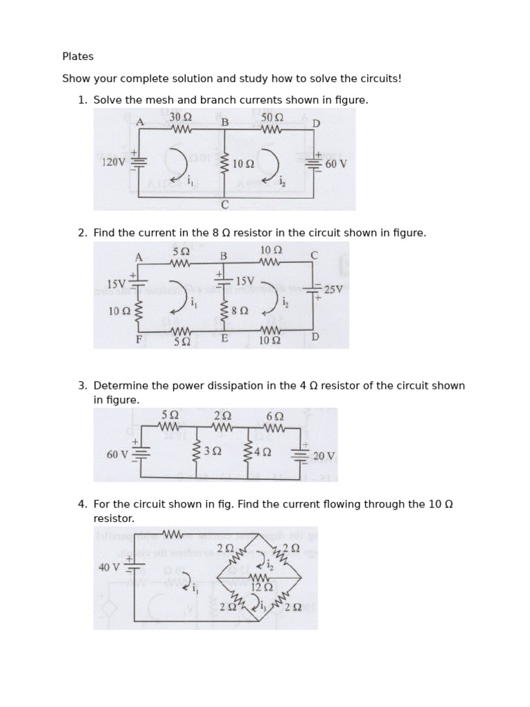Circuits Plates | PDF
