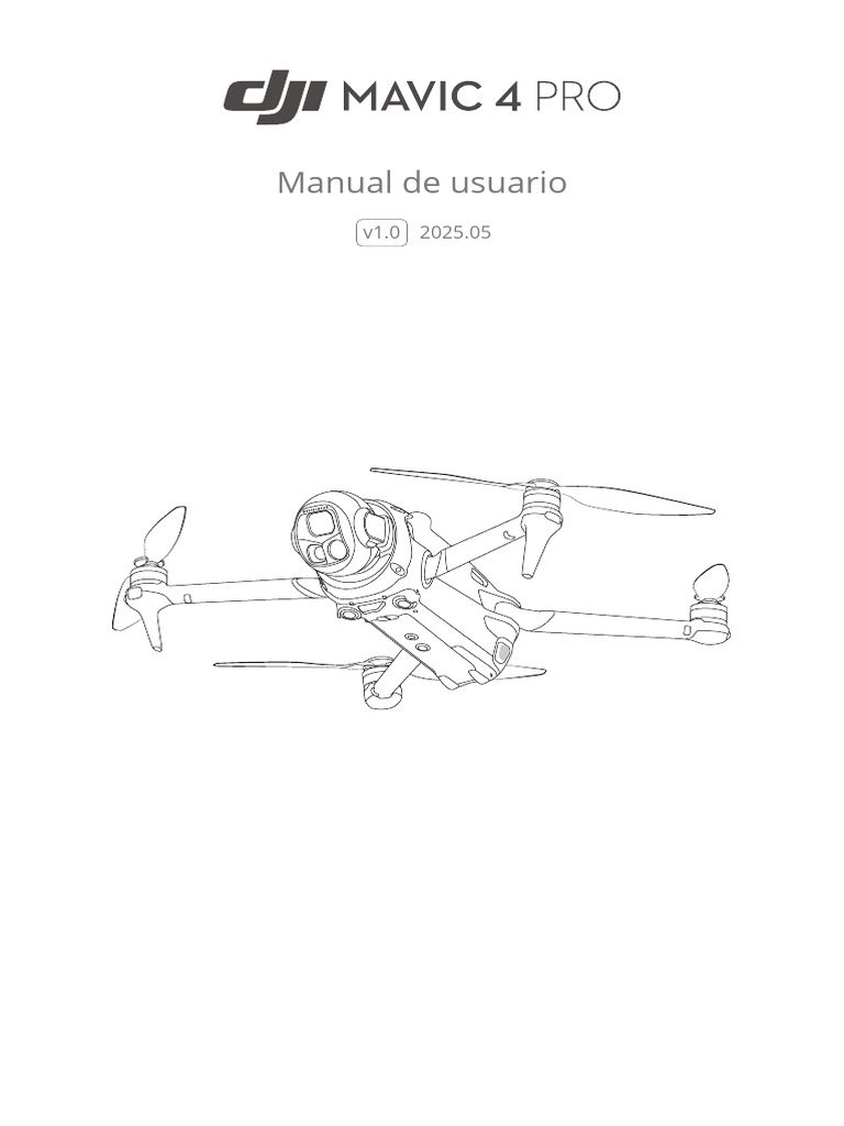 DJI Mavic 4 Pro User Manual v1.0 Es | PDF | Software de la aplicacion ...