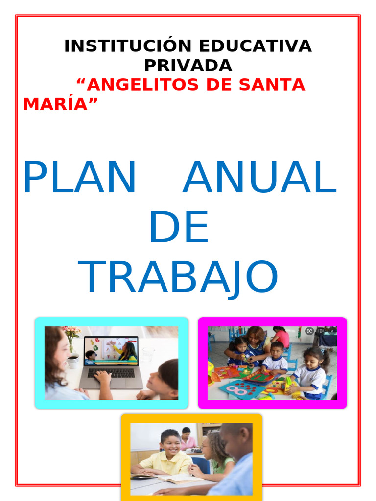 Plan Anual de Trabajo (Pat) 2025 | PDF | Enseñando | Pedagogía