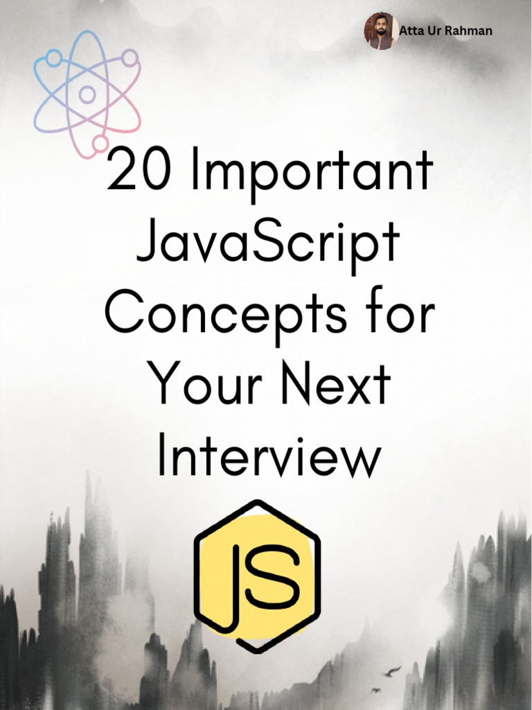 20 Essential JavaScript Concepts To Ace Next Interview ? | PDF