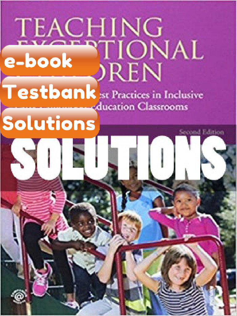 Teaching Exceptional Children Foundations and Best Practices in ...