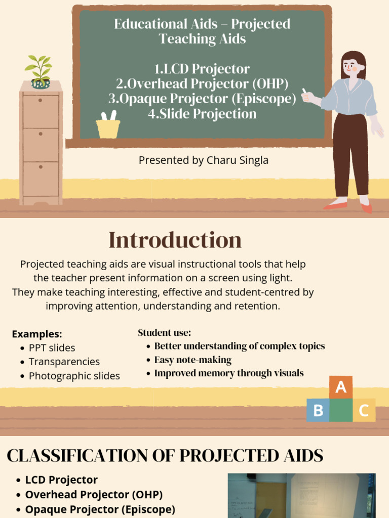 EDUCATIONAL AIDS Presentation PDF | PDF | Display Technology