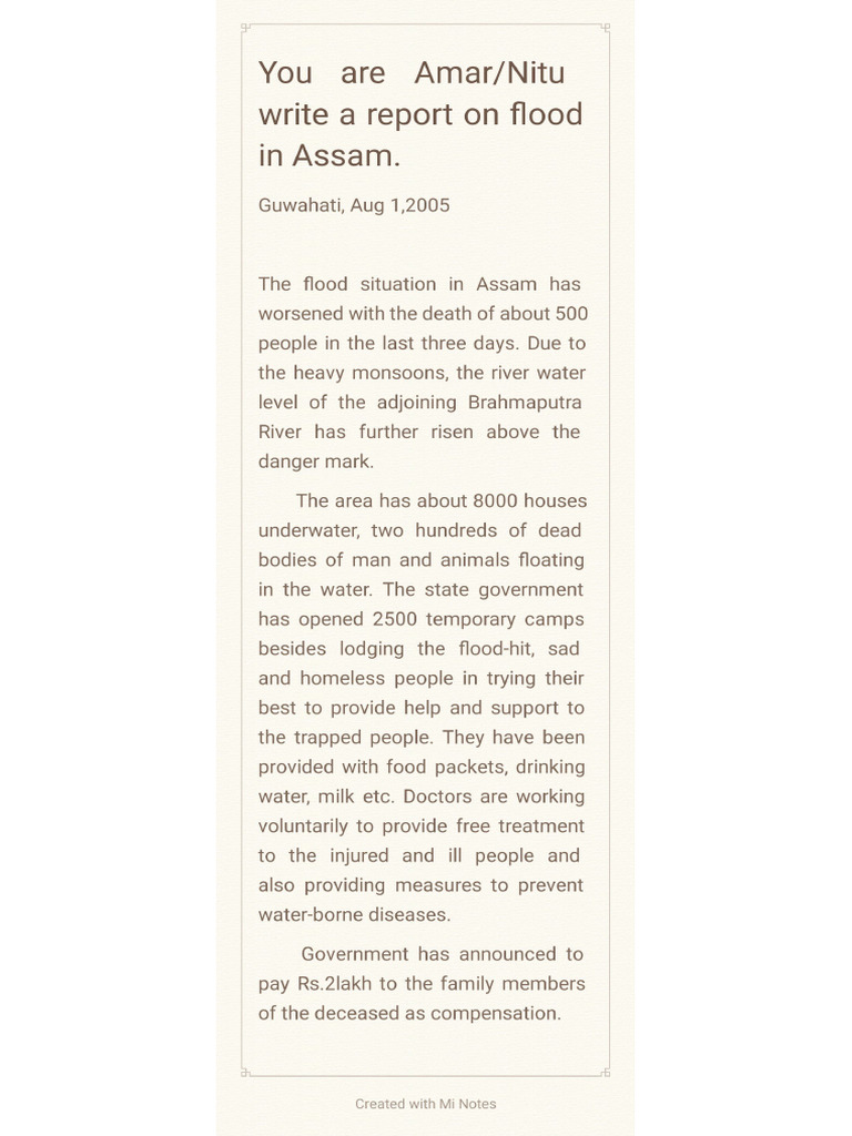 Flood Report | PDF