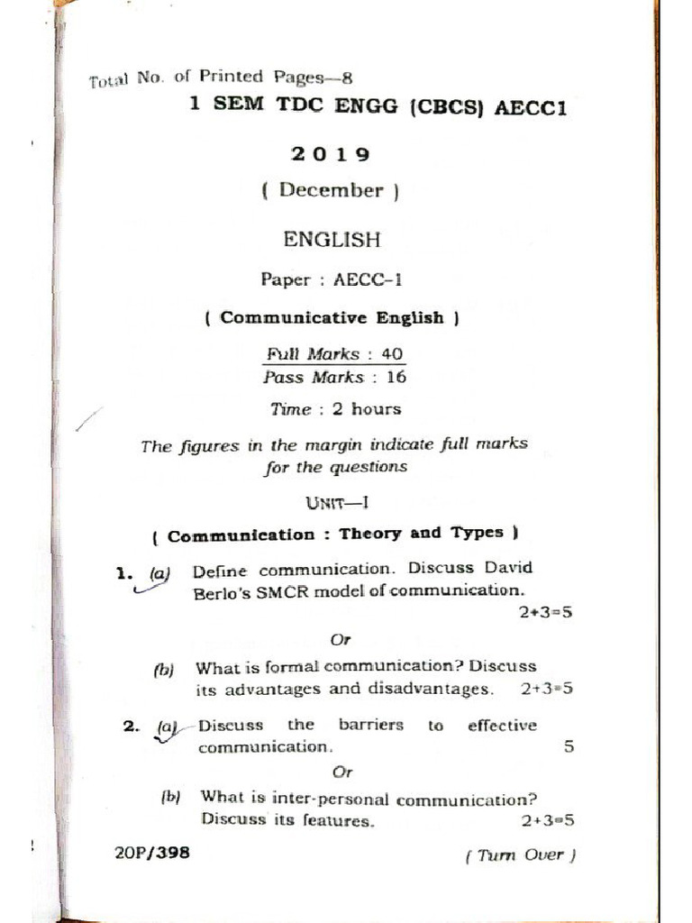 English 2019 | PDF