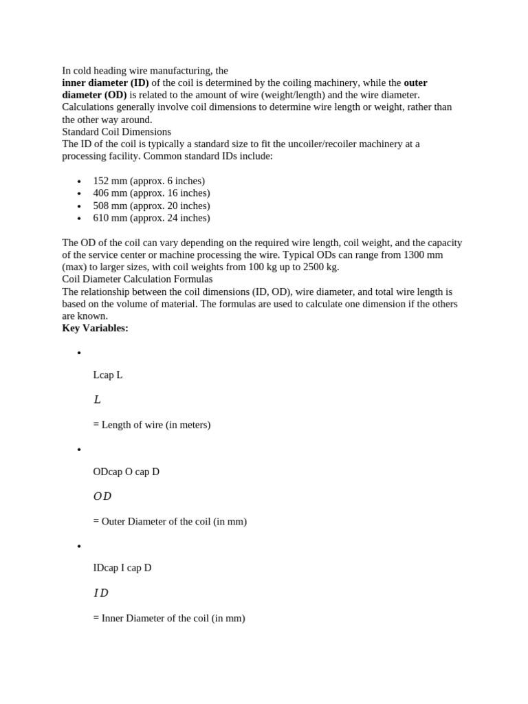 Coil Winding Calculation | PDF | Ductility | Strength Of Materials