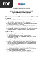 Cambridge IGCSE Physics 0625 Syllabus 2026-2028 | PDF | Stars | Sun