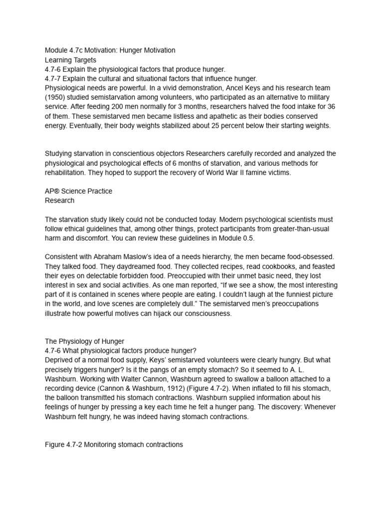 4.7c | PDF | Appetite | Nutrition