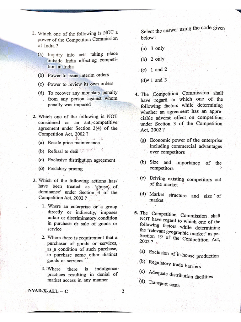 CBI APP & PP Question Paper Download PDF | PDF