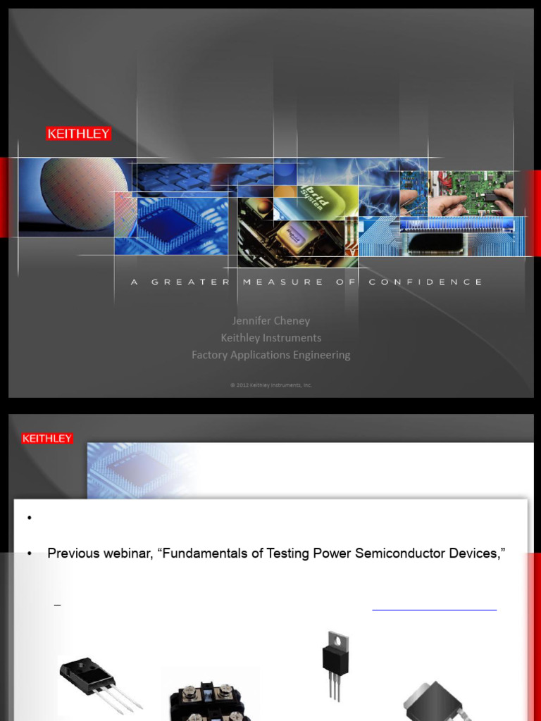 Keithley - Tips, Tricks, and Traps of High Power Semiconductor Device ...