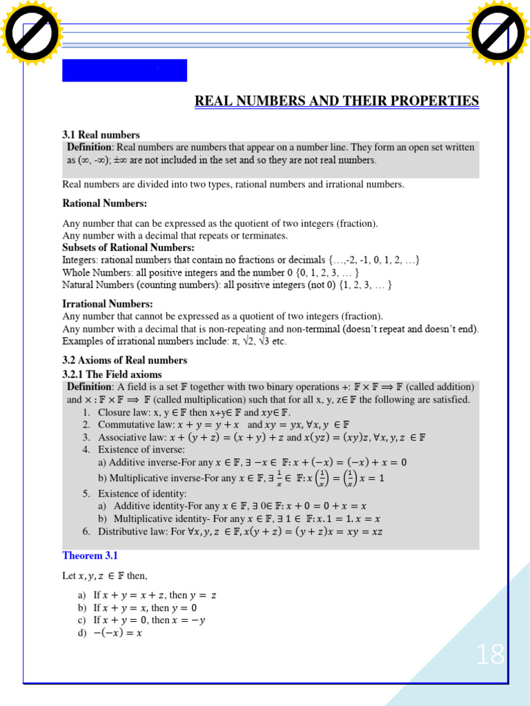 Real Numbers and Their Properties | PDF | Numbers | Real Number