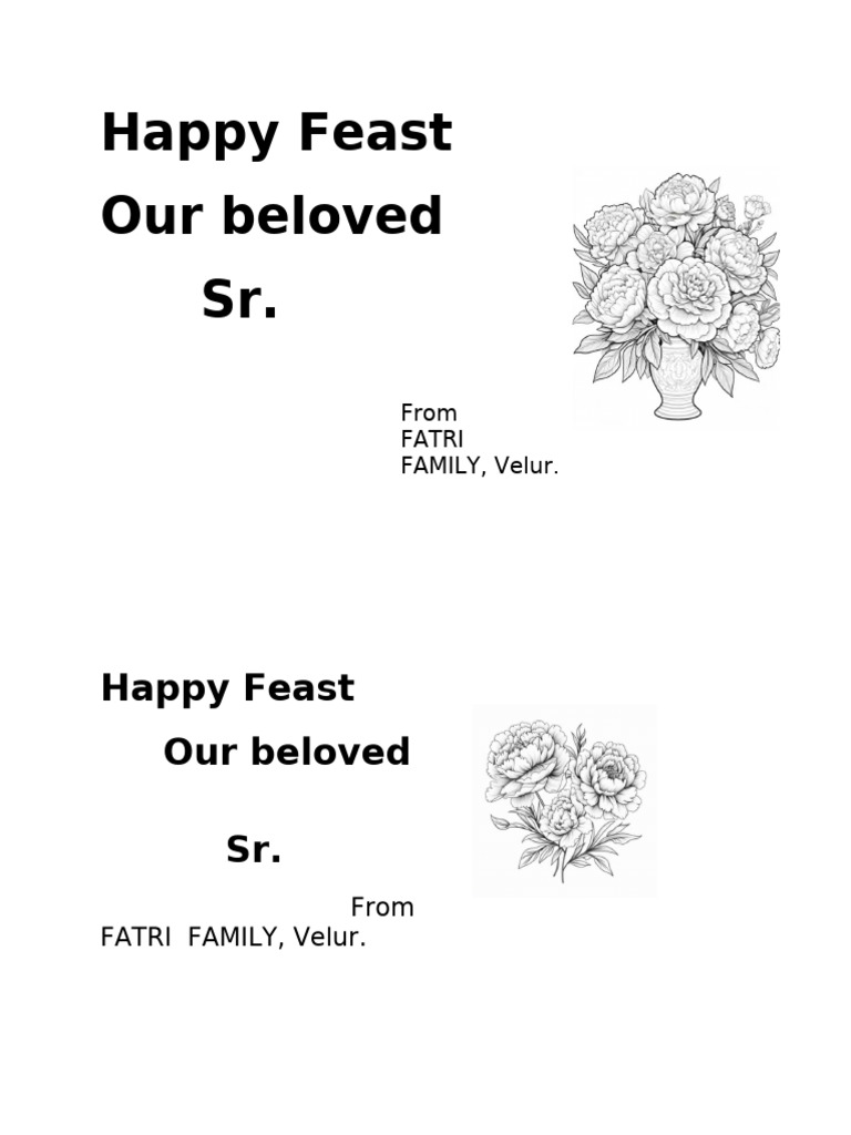 Happy Feast | PDF