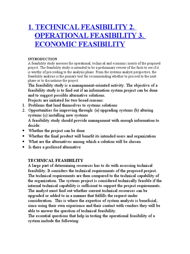 TELOS | PDF | Feasibility Study | Economics