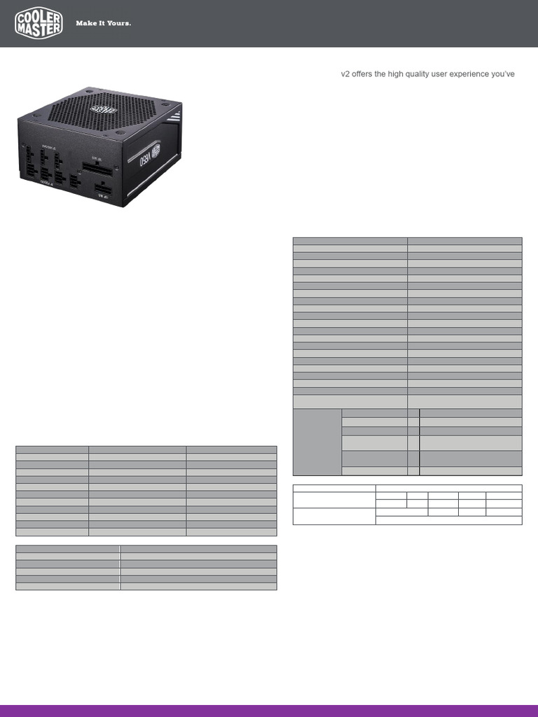 Product Sheet - V650 Gold - V2 | PDF | Electricity | Electronics