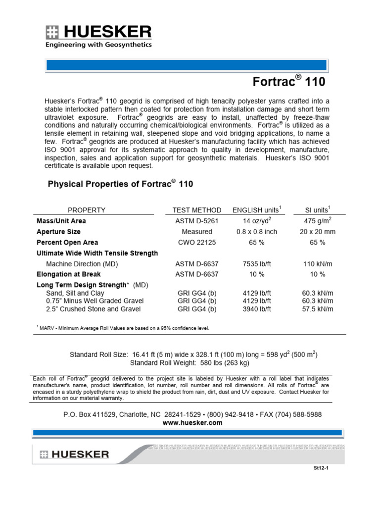 Fortrac 110 | PDF