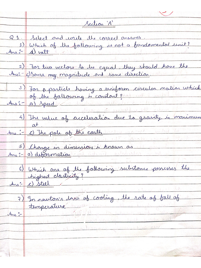 First Term Physics Class 11th | PDF