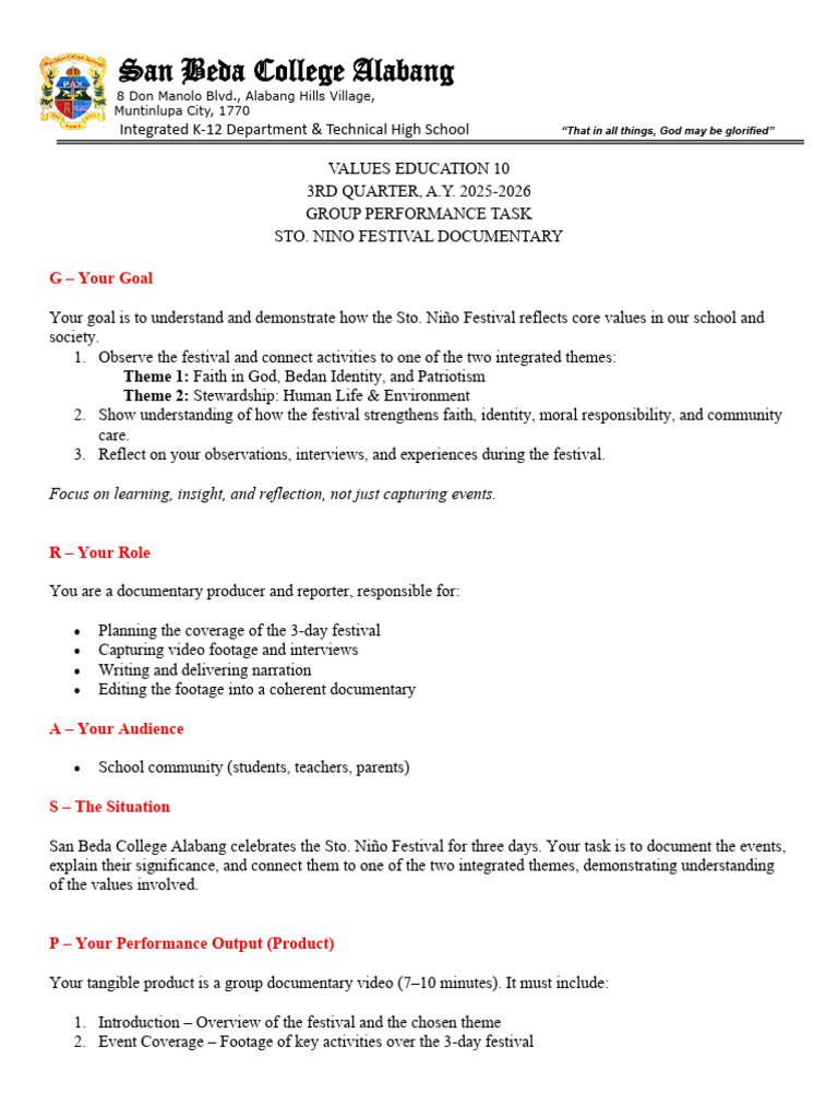 Performance Task 3.2 Group Pt | PDF | Cognitive Science | Human ...