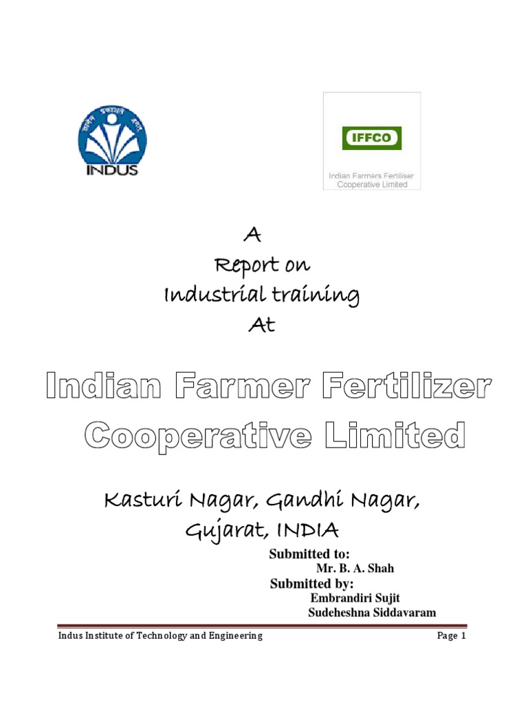 IFFCO Training Report | PDF | Programmable Logic Controller | Input/Output