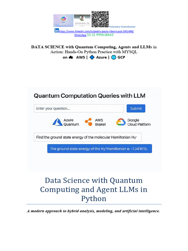DS QUANTUM COMPUTING ☁ ️ AWS _ ? Azure _ ? GCP | PDF | Quantum ...