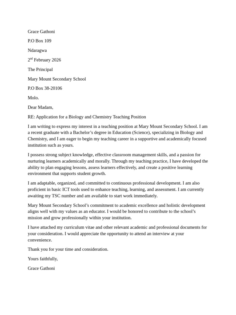Grace App Letter | PDF