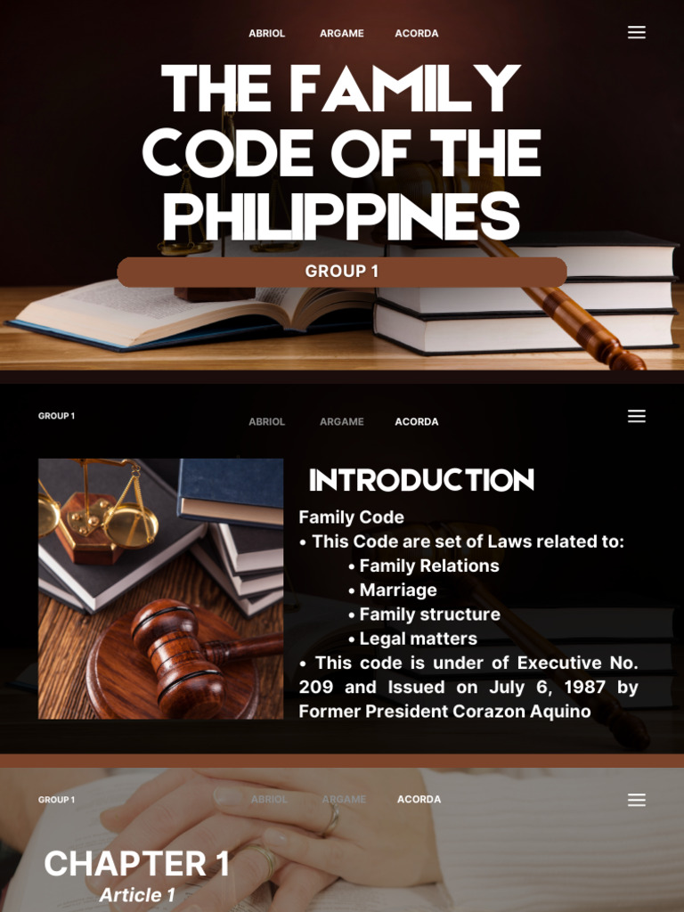 The Family Code | PDF | Annulment | Marriage