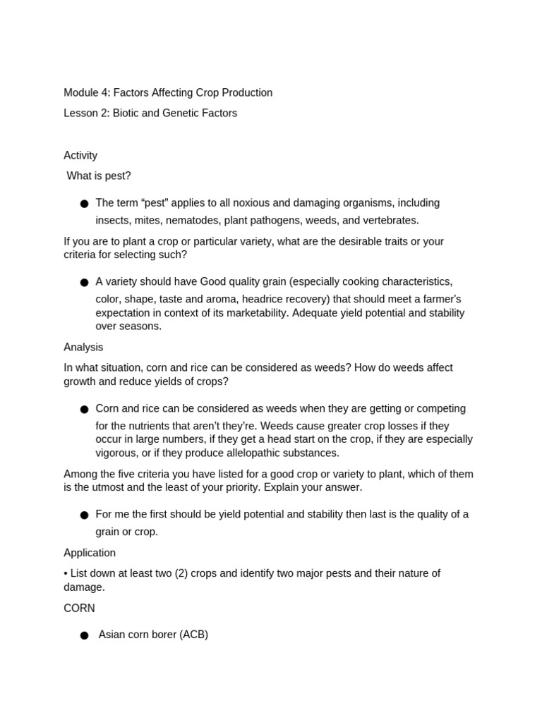 Module 4 Lesson 2 | PDF