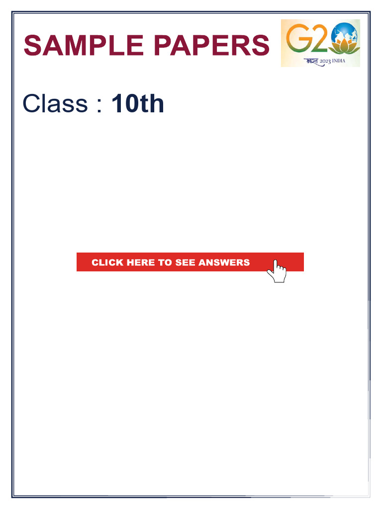 Class 10 English Sample Question Paper - 30 Sets | PDF | Renewable ...