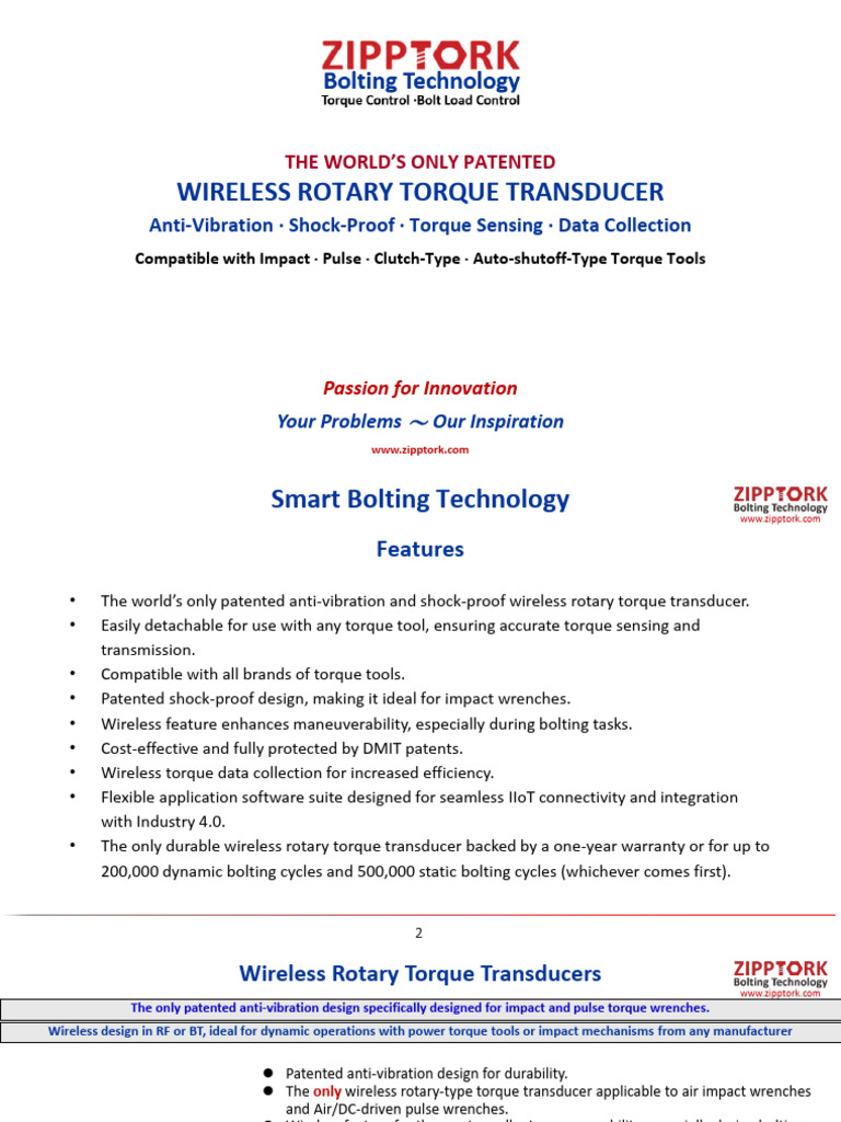 Wireless Rotary-Type Torque Transducer | PDF | Wi Fi | Tablet Computer