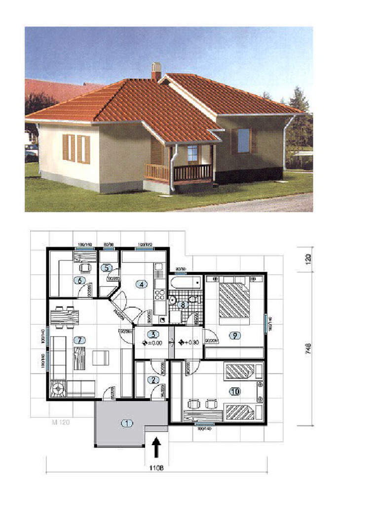 Planovi Kuca Crtezi 2 | PDF