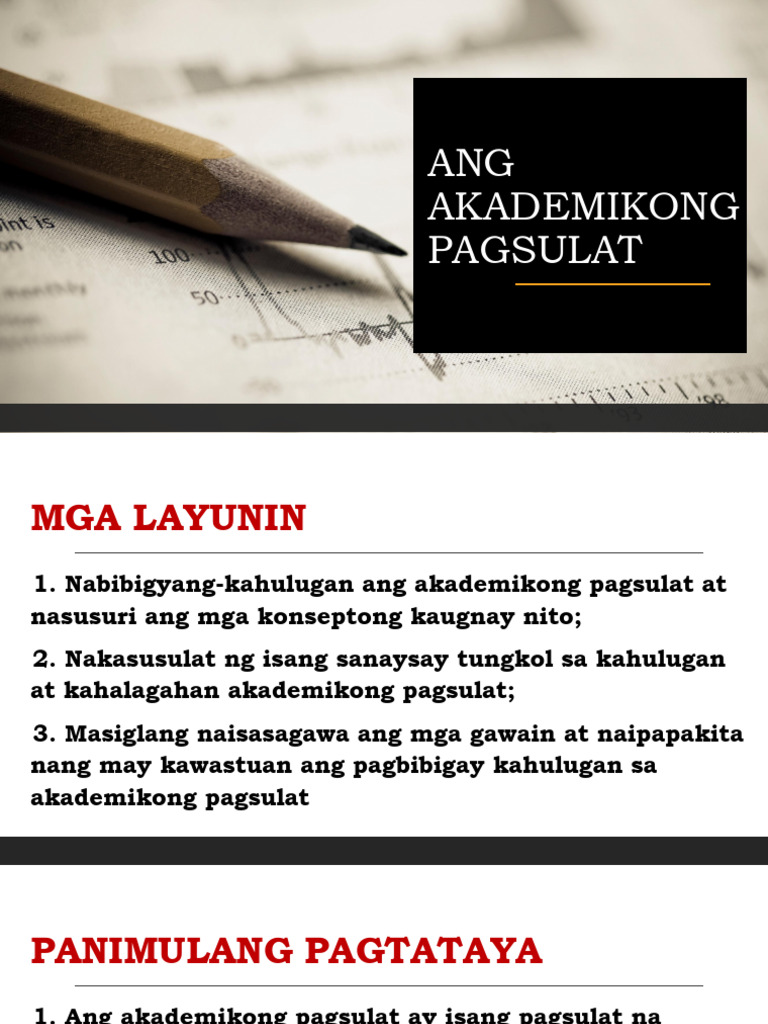 Ang Akademikong Pagsulat | PDF
